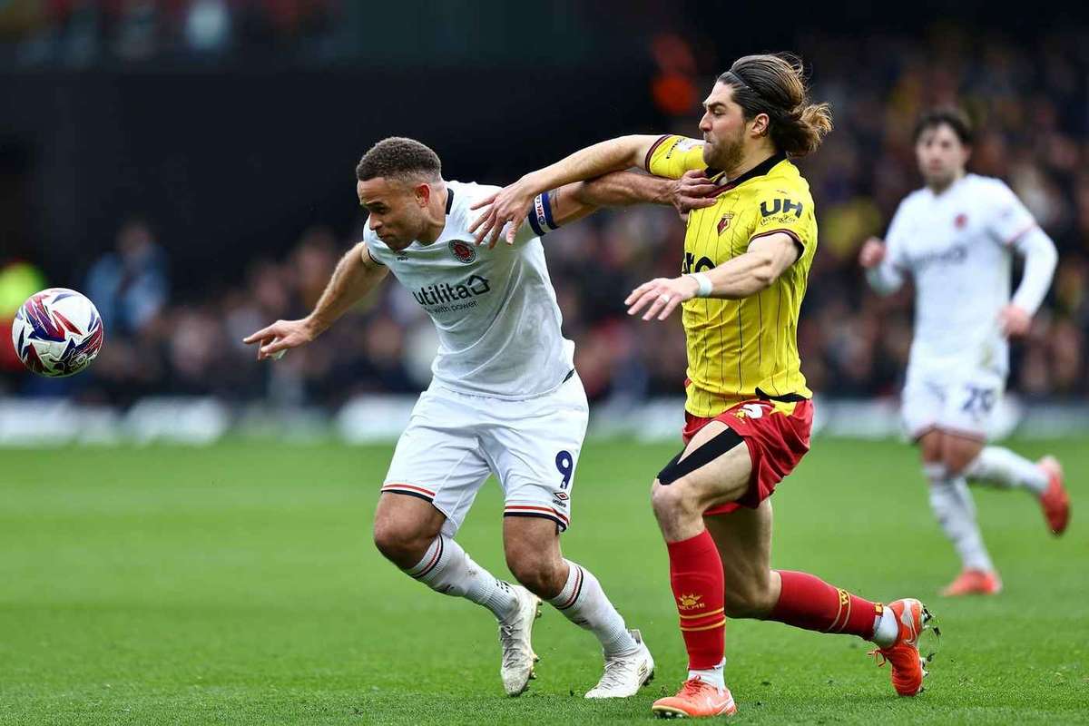 Watford cruise past rivals Luton to edge closer to Championship play ...