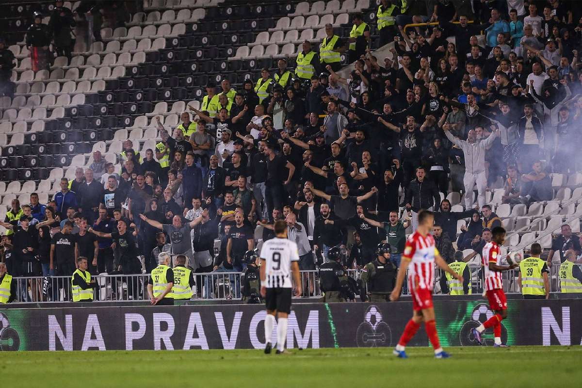 Partizan fans break into dressing room and injure coach after loss ...