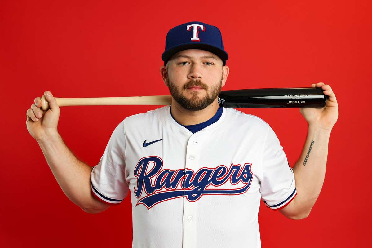 Jake Burger's first home run for the Texas Rangers comes with ...