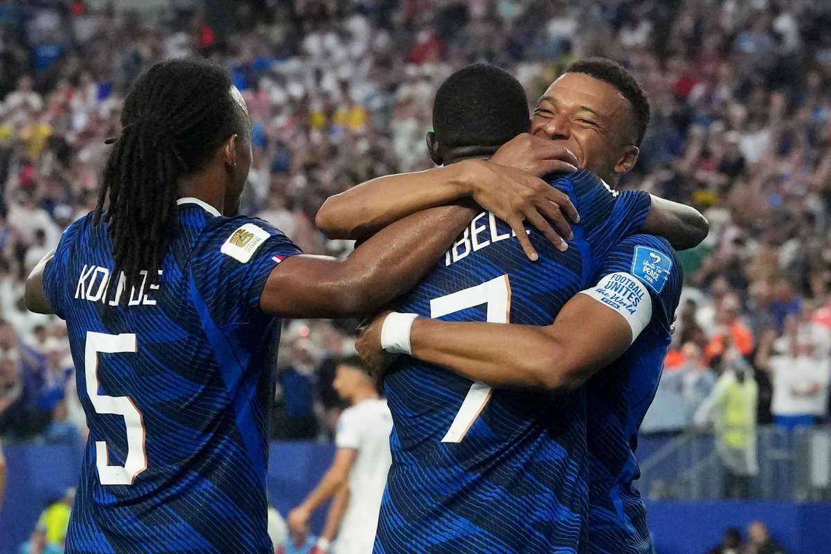 Two-hour storm break fails to stop Mbappe as France thrash Iraq to ...