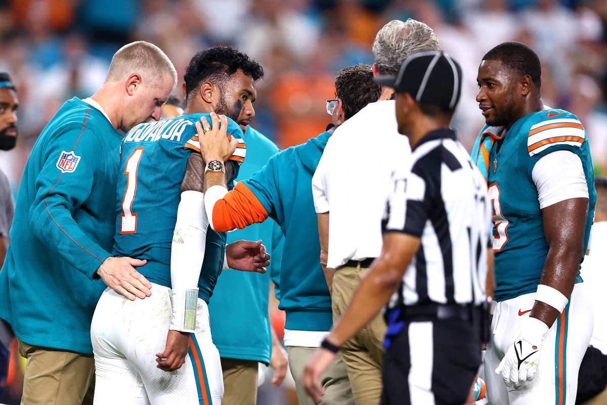 Uheldig Dolphins-quarterback udgår på ny med hjernerystelse | Flashscore.dk