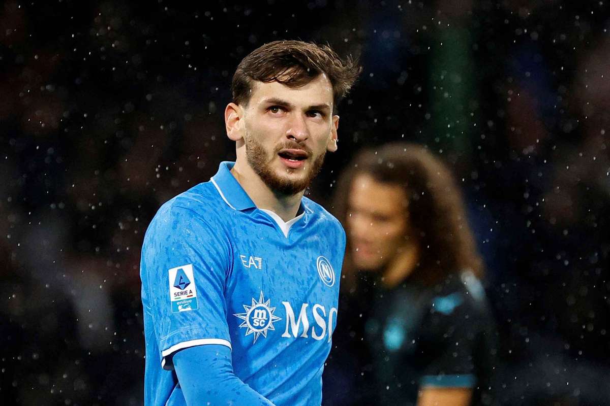 Napoli's Khvicha Kvaratskhelia set for spell on sidelines with knee ...