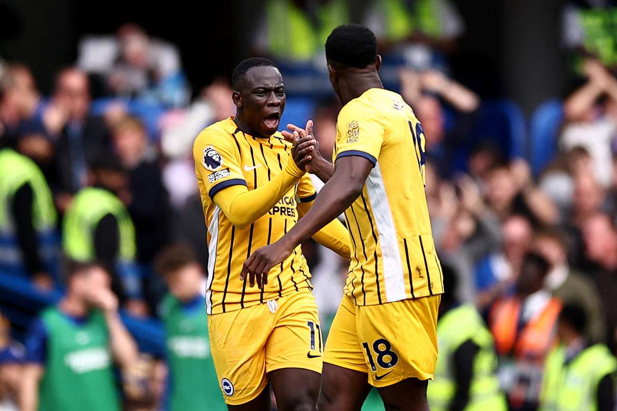 Brighton come from behind to stun 10-man Chelsea at Stamford Bridge ...