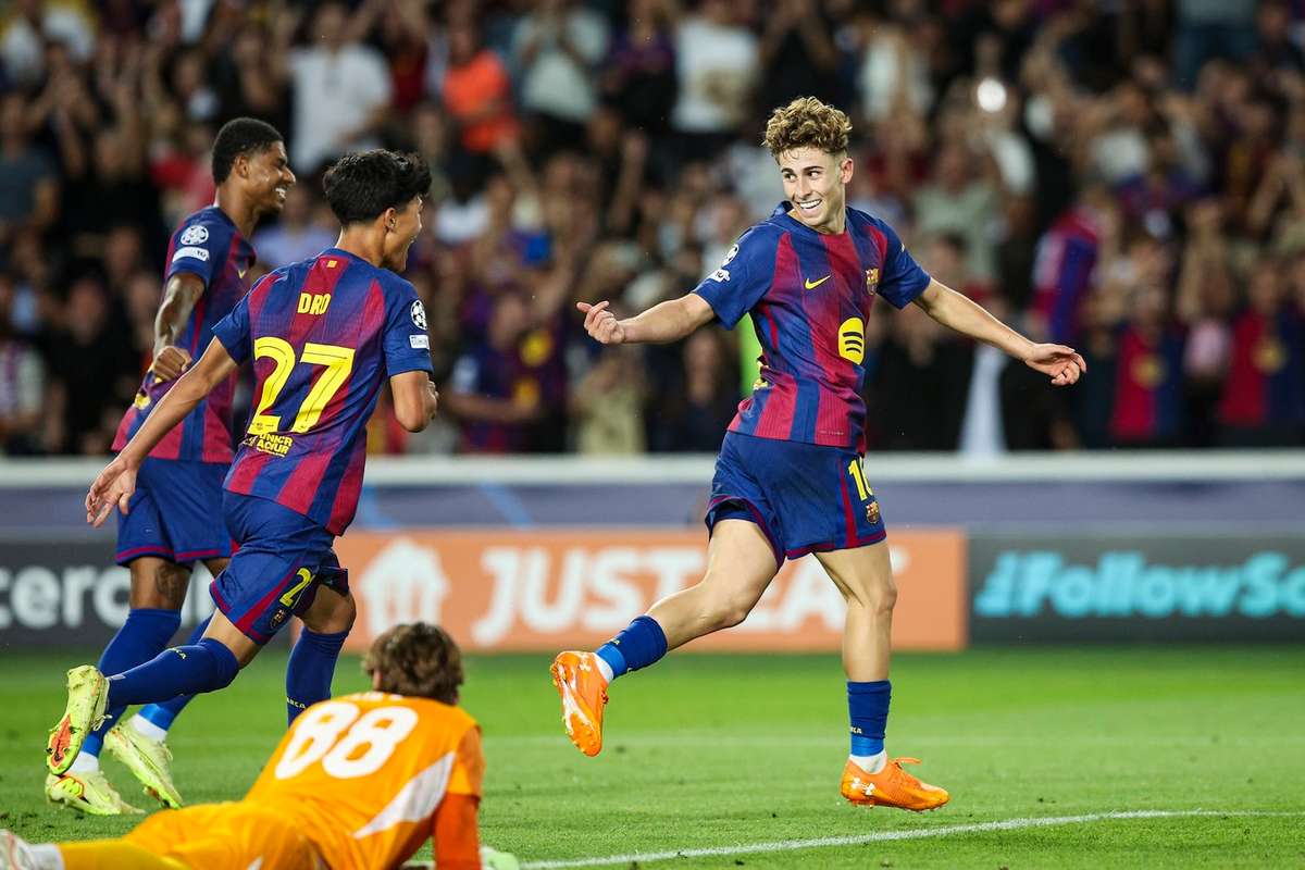Rashford and Fermin fire Barcelona to impressive win over Olympiacos ...