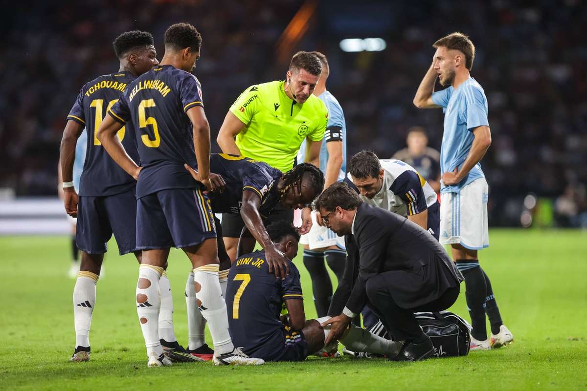 Vinicius to miss Real's next La Liga game but injury 'not serious ...