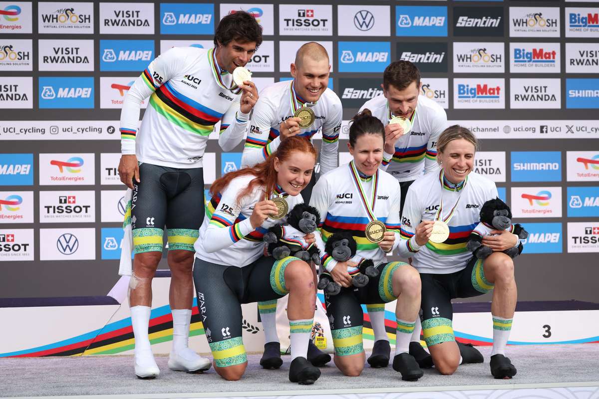 Australia defends UCI Road Worlds relay title in Rwanda | Flashscore.com