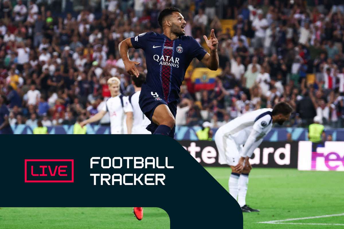 UEFA Super Cup LIVE: Spurs face PSG as European champions face off ...