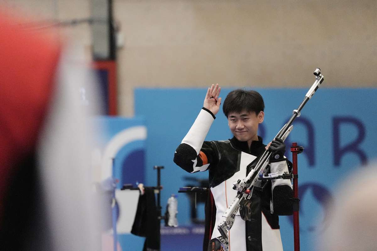 Olympics 2024: China's Liu Yukun wins men's 50 metre rifle three ...