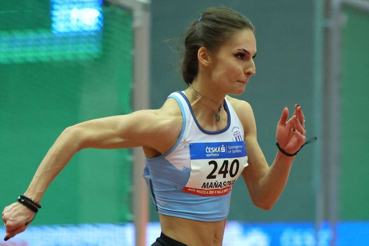 Sprinterka Maňasová dvakrát vylepšila český rekord na 60 m ...