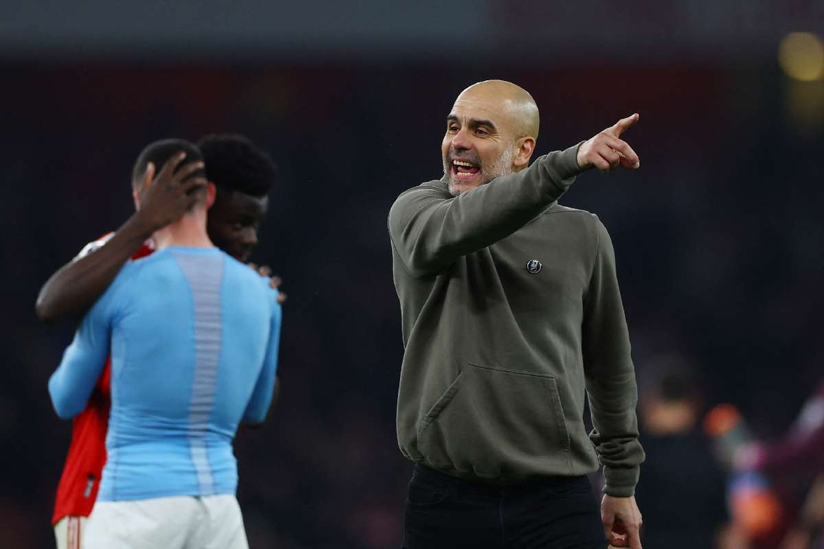 Manchester City boss Pep Guardiola plays down talk of title race ...