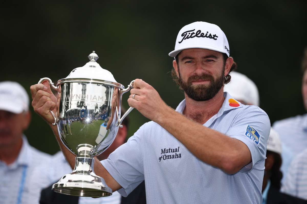 Cameron Young wins first career PGA Tour title at Wyndham Championship ...