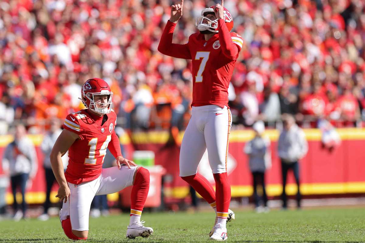 Kansas City Chiefs to start Harrison Butker on Sunday, Matthew Wright ...