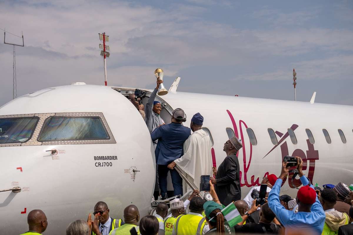 Super Falcons return home as heroes: 'We've not seen that with the male ...
