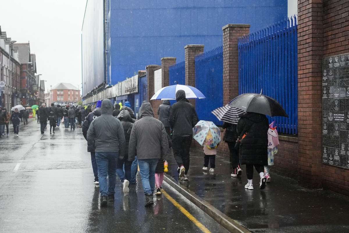 Everton vs Liverpool: Supporters warned with storm Darragh expected to ...