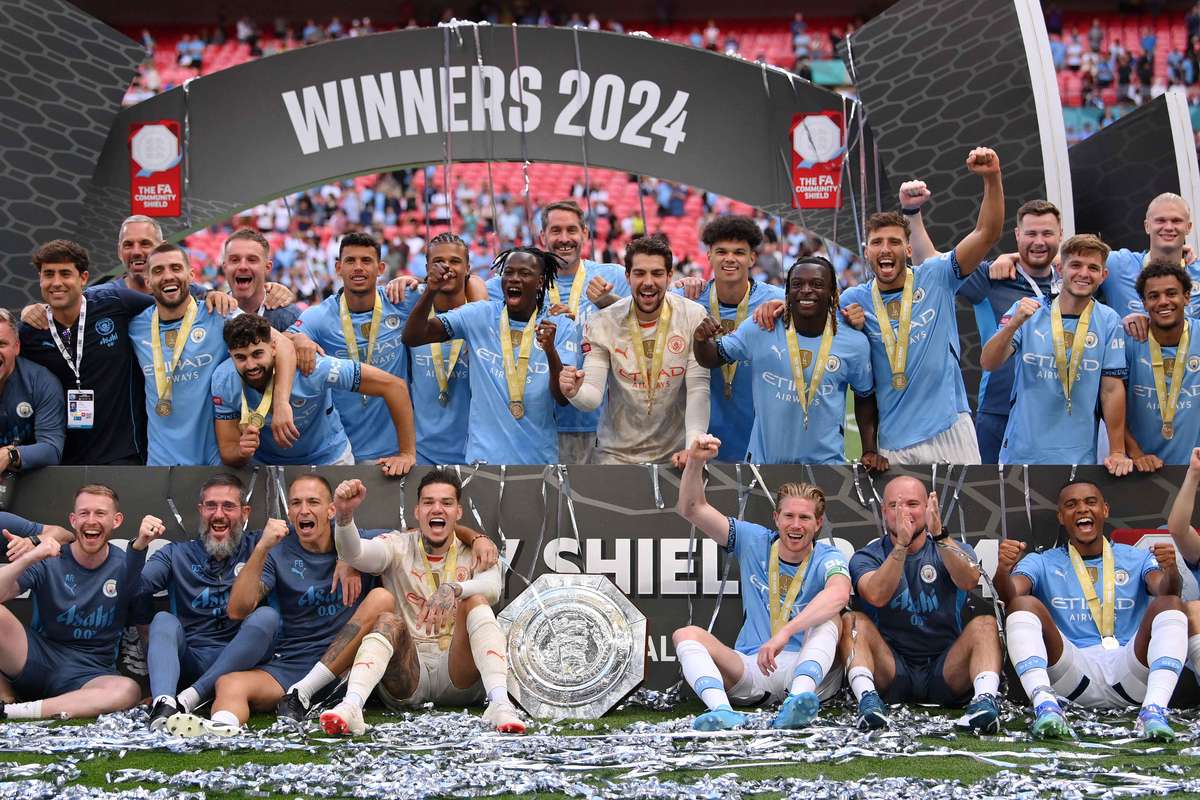 Manchester City win Community Shield after edging rivals Manchester ...