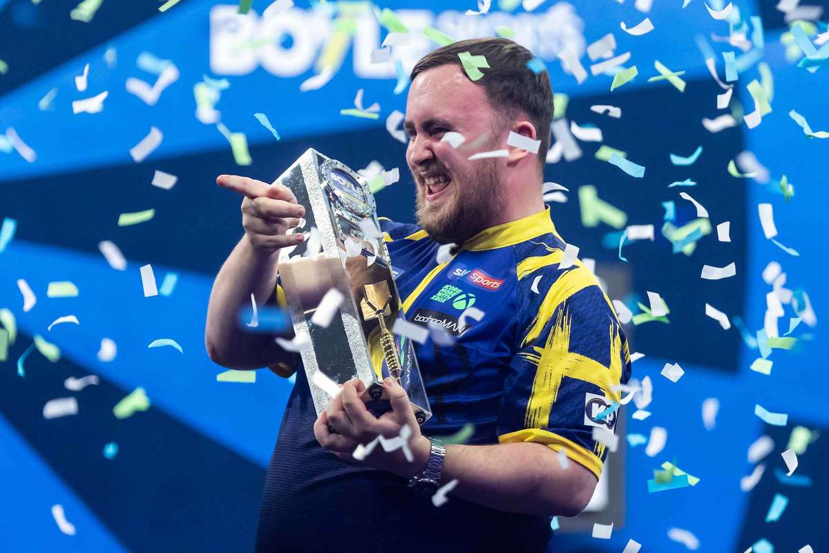 Luke Littler thrashes Luke Humphries to claim first World Grand Prix ...