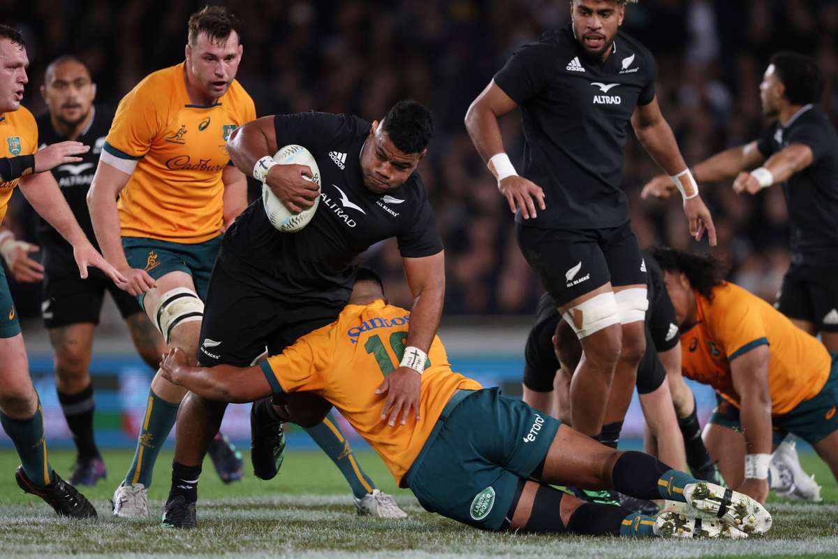 Bledisloe Cup: All Blacks thrash Wallabies 40-14 at Eden Park ...