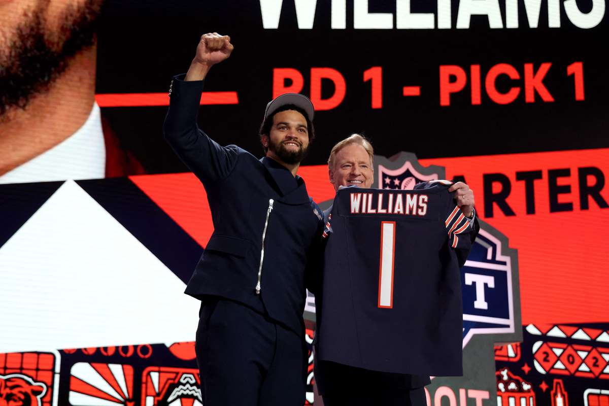 Bears select quarterback Caleb Williams with first pick in NFL Draft ...