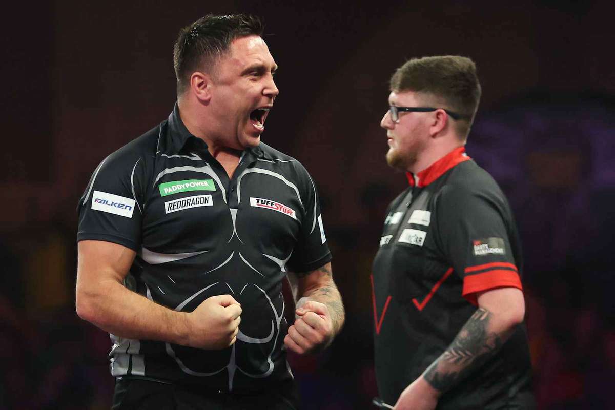 Gerwyn Price beats Keane Barry and Cameron Menzies bursts into tears at ...