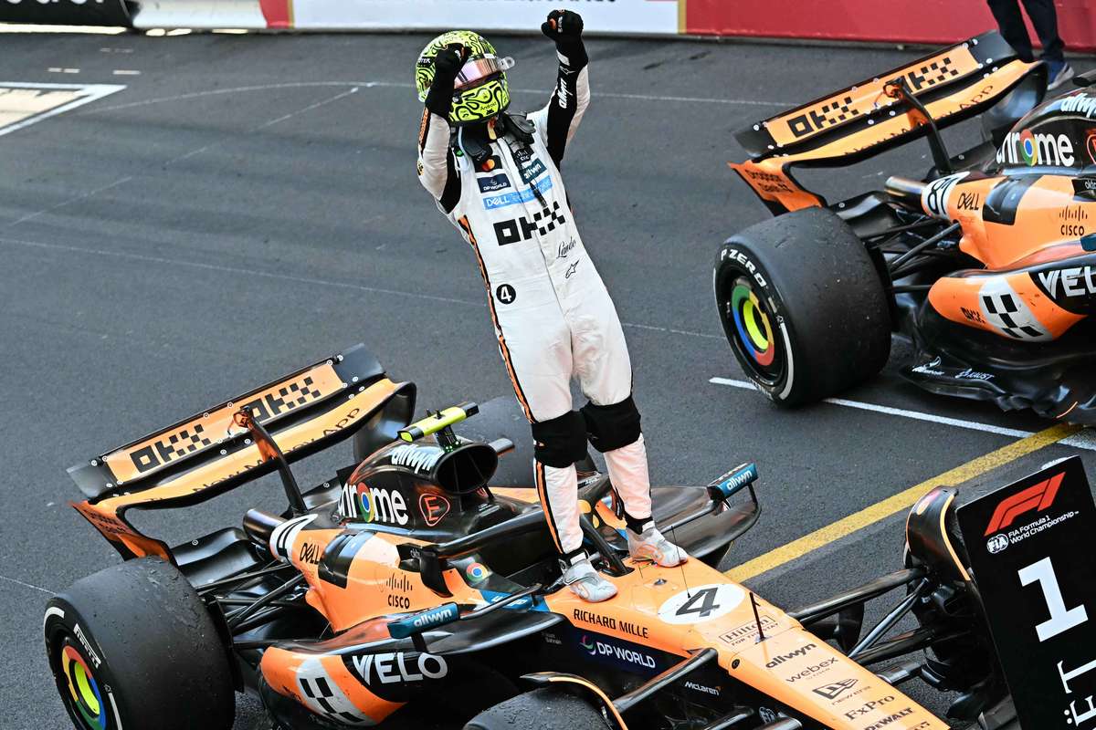 Formula 1: Lando Norris wins Monaco Grand Prix to close in on Oscar Piastri at the top of the ...