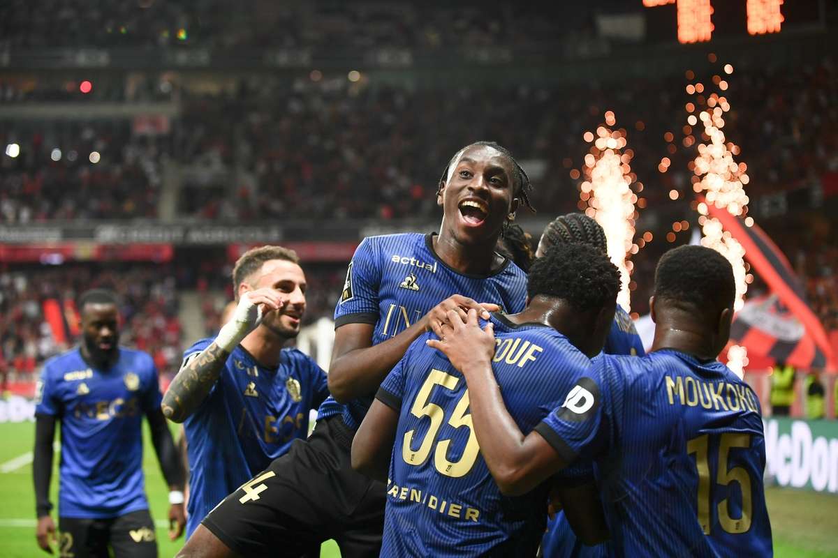 Rampant Nice score eight as they thrash sorry St Etienne in Ligue 1 ...