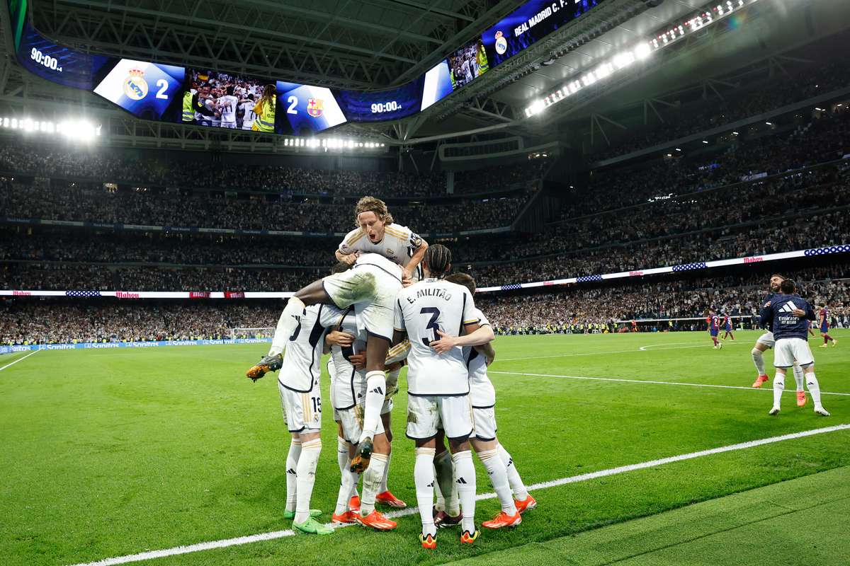 Late Bellingham goal delivers Clasico victory to take Real Madrid ...