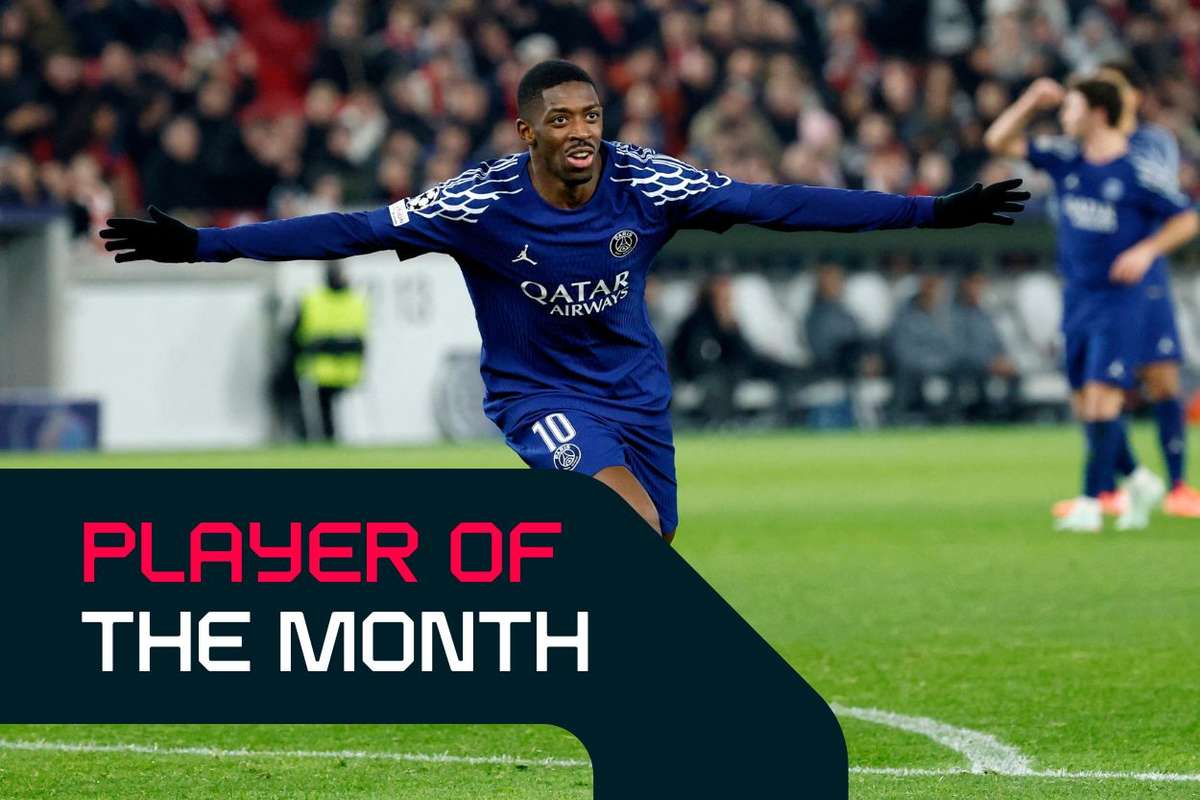Flashscore Player of the Month: Red-hot Dembele steps up for PSG ...