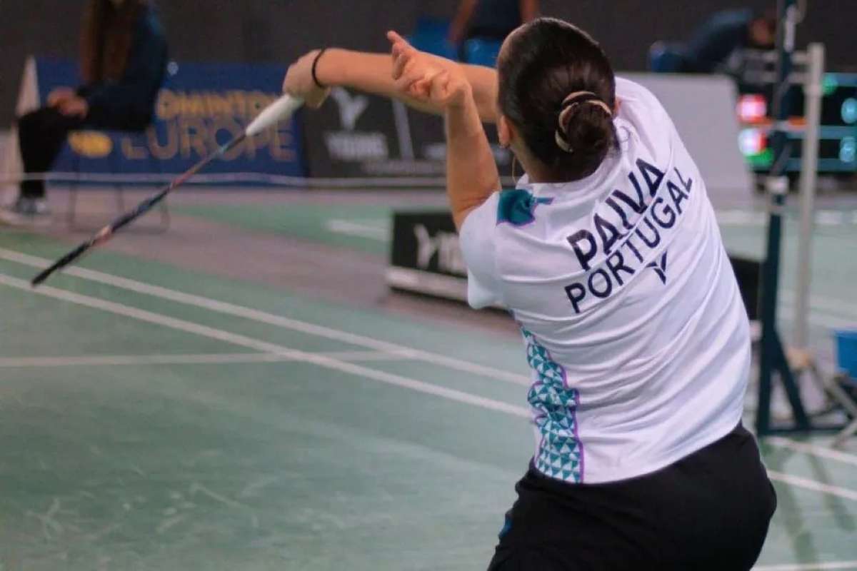 Mariana Paiva à porta do quadro principal do Open do Luxemburgo de ...