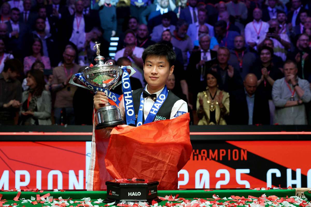 Zhao Xintong, primer asiático en ganar el Mundial de snooker ...