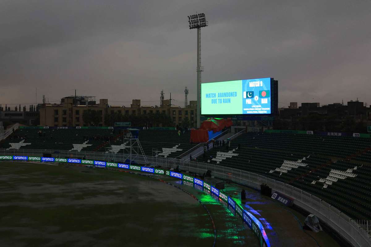 Rain puts pay to Pakistan's Champions Trophy journey at home ...