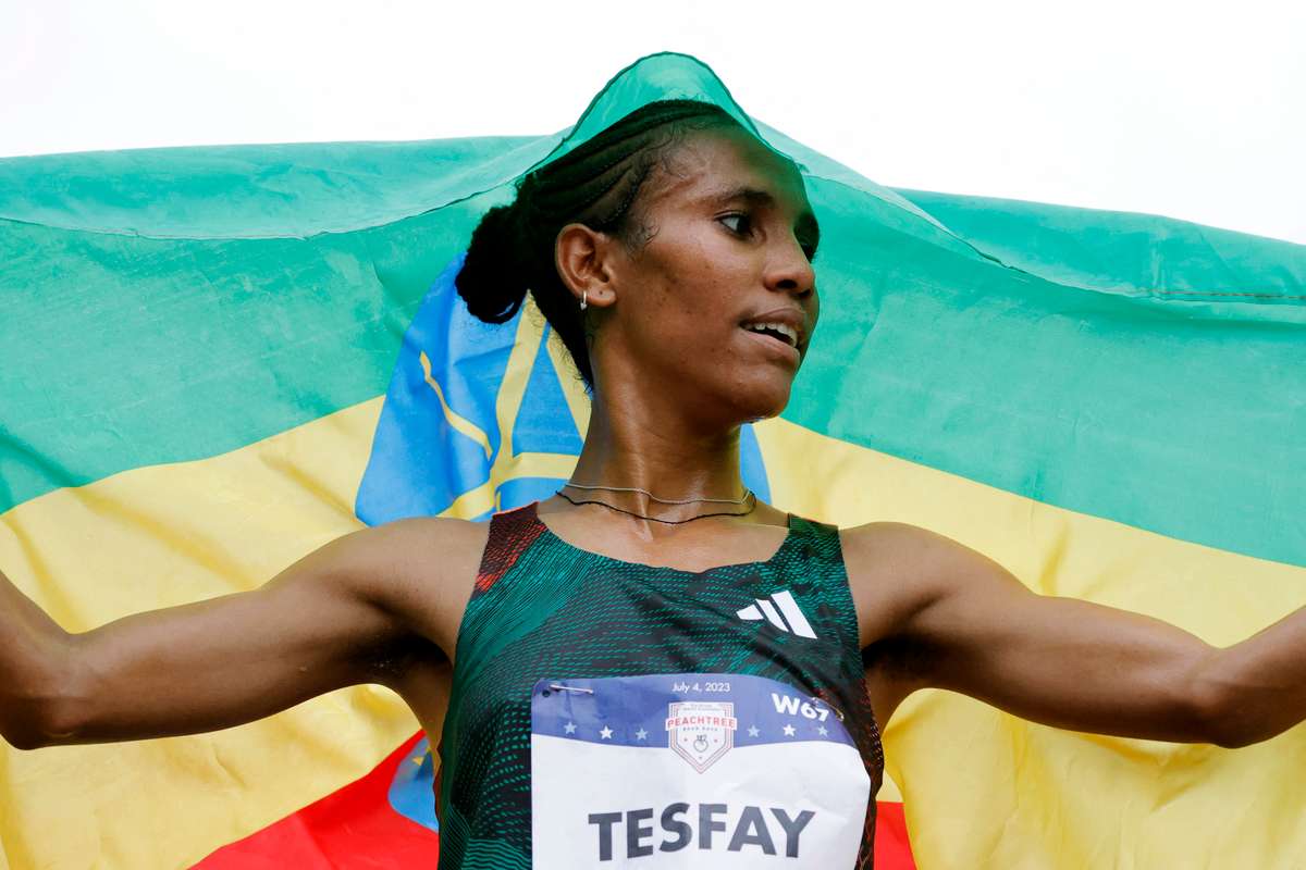Fotyen Tesfay runs second-fastest marathon ever in debut race ...