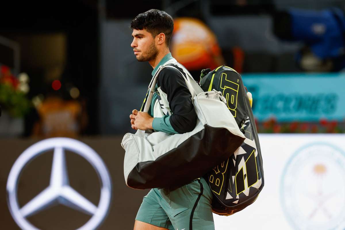 Two-time defending champion Alcaraz crashes out of Madrid Open as ...
