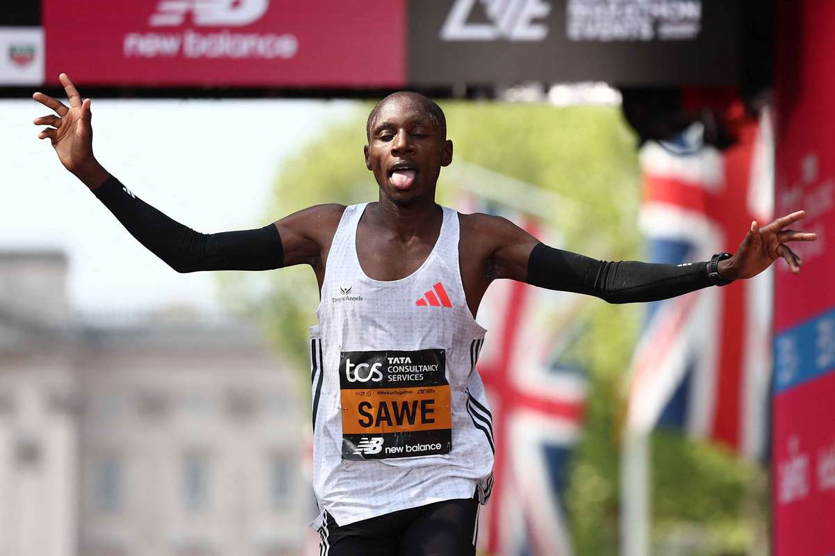 Sabastian Sawe stuns star-studded field to claim men's London Marathon ...