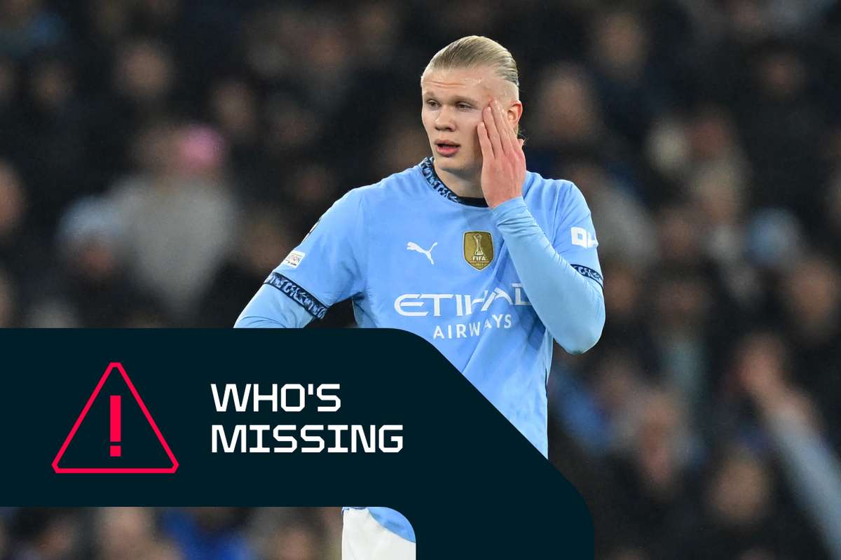 Who's Missing from the Premier League: Haaland still doubtful for Man ...