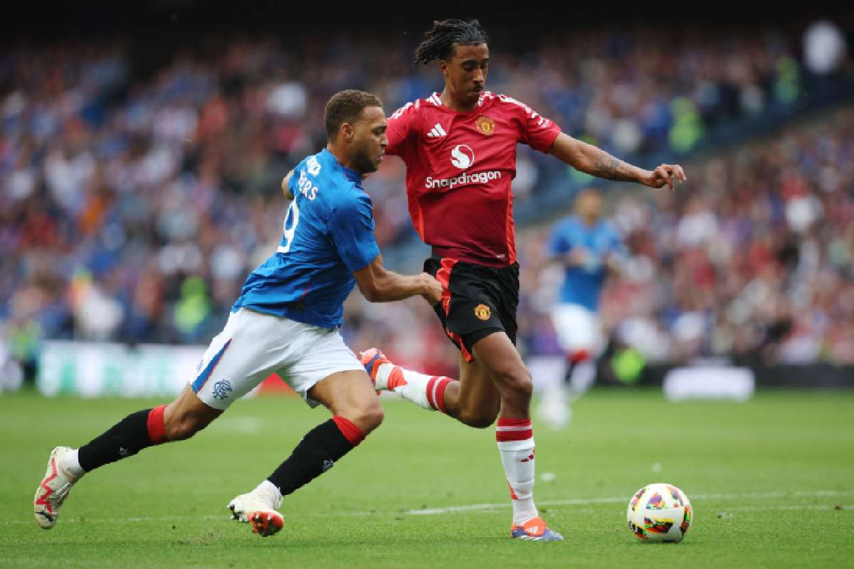 Manchester United's new signing Yoro returns to team training after ...