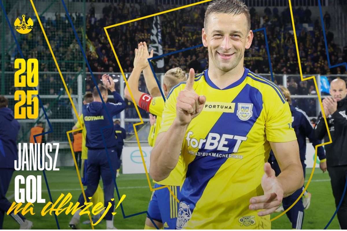 Janusz Gol zostaje w Arce Gdynia. 38-latek podpisał roczny kontrakt z ...
