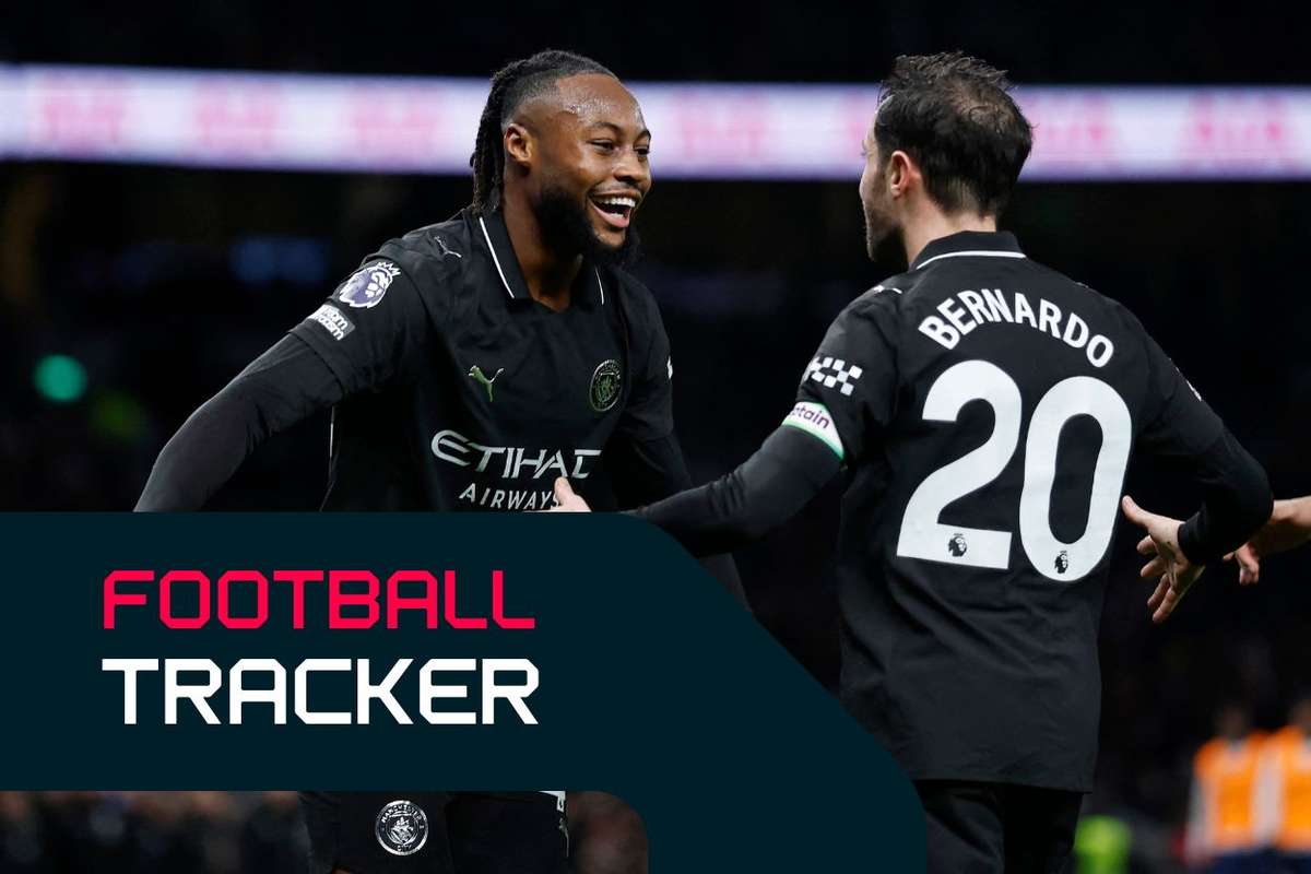 Football Tracker: Man City leading Spurs 2-1, Dortmund and Inter in ...