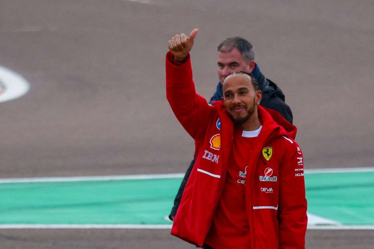 Hamilton confident of Ferrari glory after taking wheel of new F1 car ...