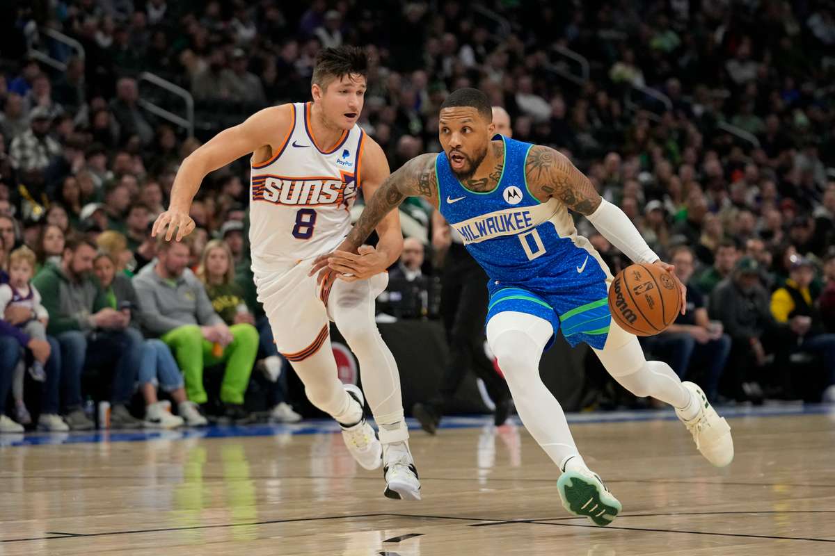 NBA roundup: Giannis-less Bucks stun Suns behind Damian Lillard's big ...