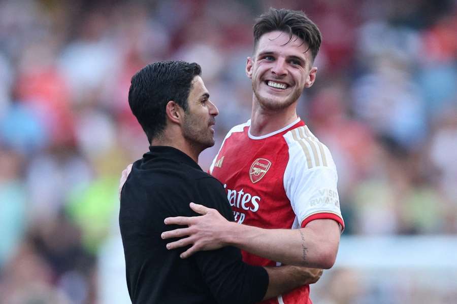 Mikel Arteta hails record signing Declan Rice's quick adaptation at ...