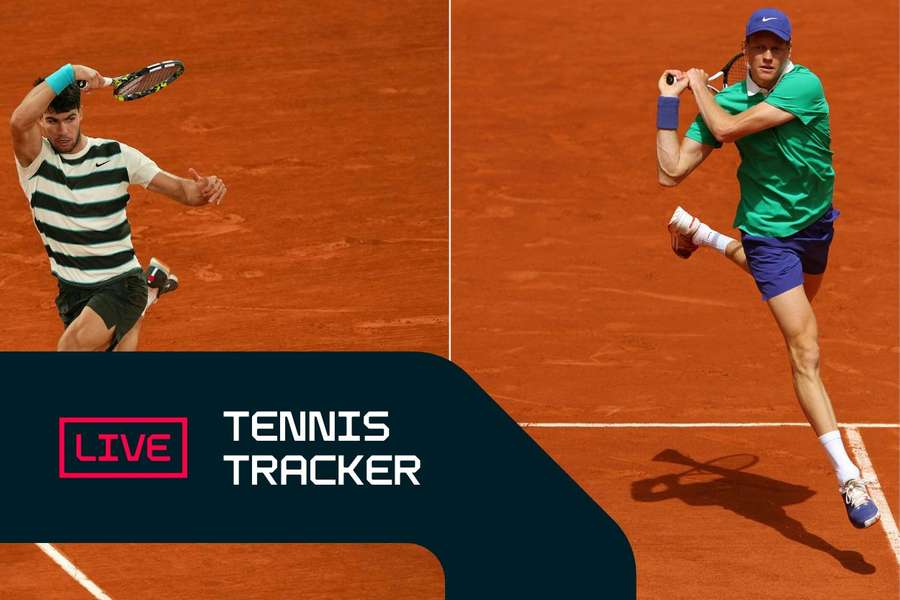 Tennis Tracker: in campo Sinner e Alcaraz per il titolo (6-4), break e ...