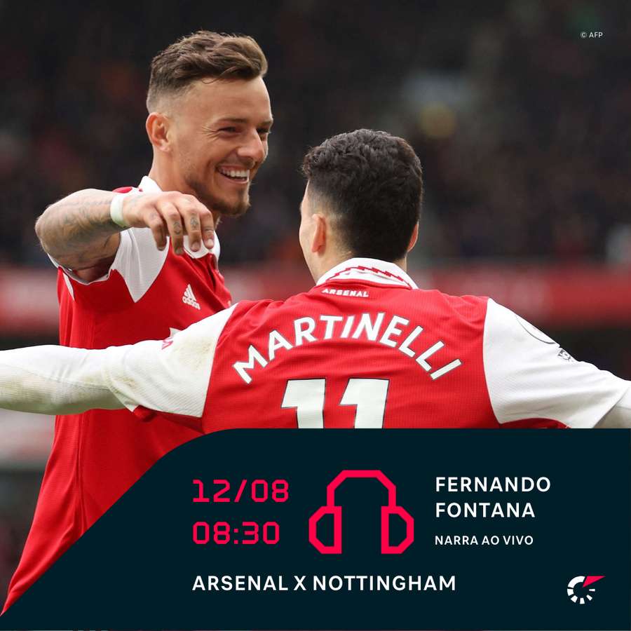 Arsenal x Nottingham: onde assistir e escalações do jogo da Premier ...