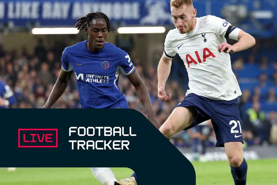Football Tracker: Chelsea lead Spurs as Olympiacos go two up at Villa ...