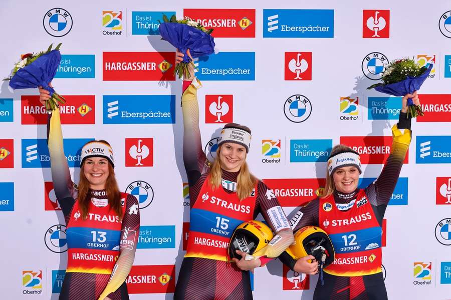 Rodeln: Eitberger, Taubitz und Berreiter feiern deutschen Dreifachsieg ...