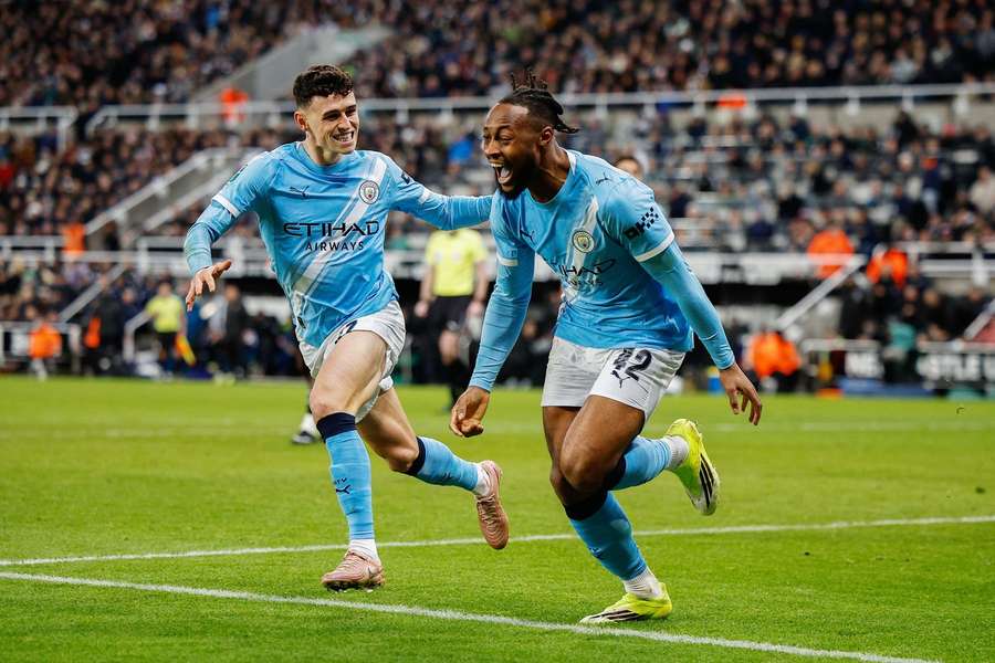 Semenyo happy scoring (again) in Man City semifinal win at Newcastle ...